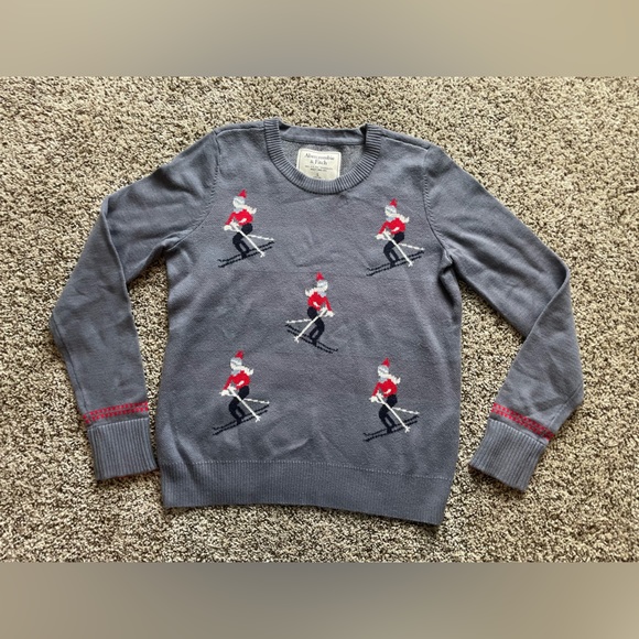 Abercrombie & Fitch | Sweaters | Abercrombie And Fitch Graphic Ski Sweater Size Small | Poshmark